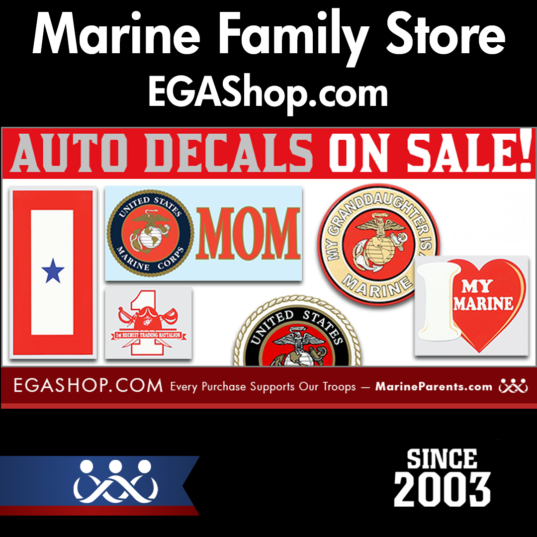 ON SALE MARINE CORPS AUTO DECALS