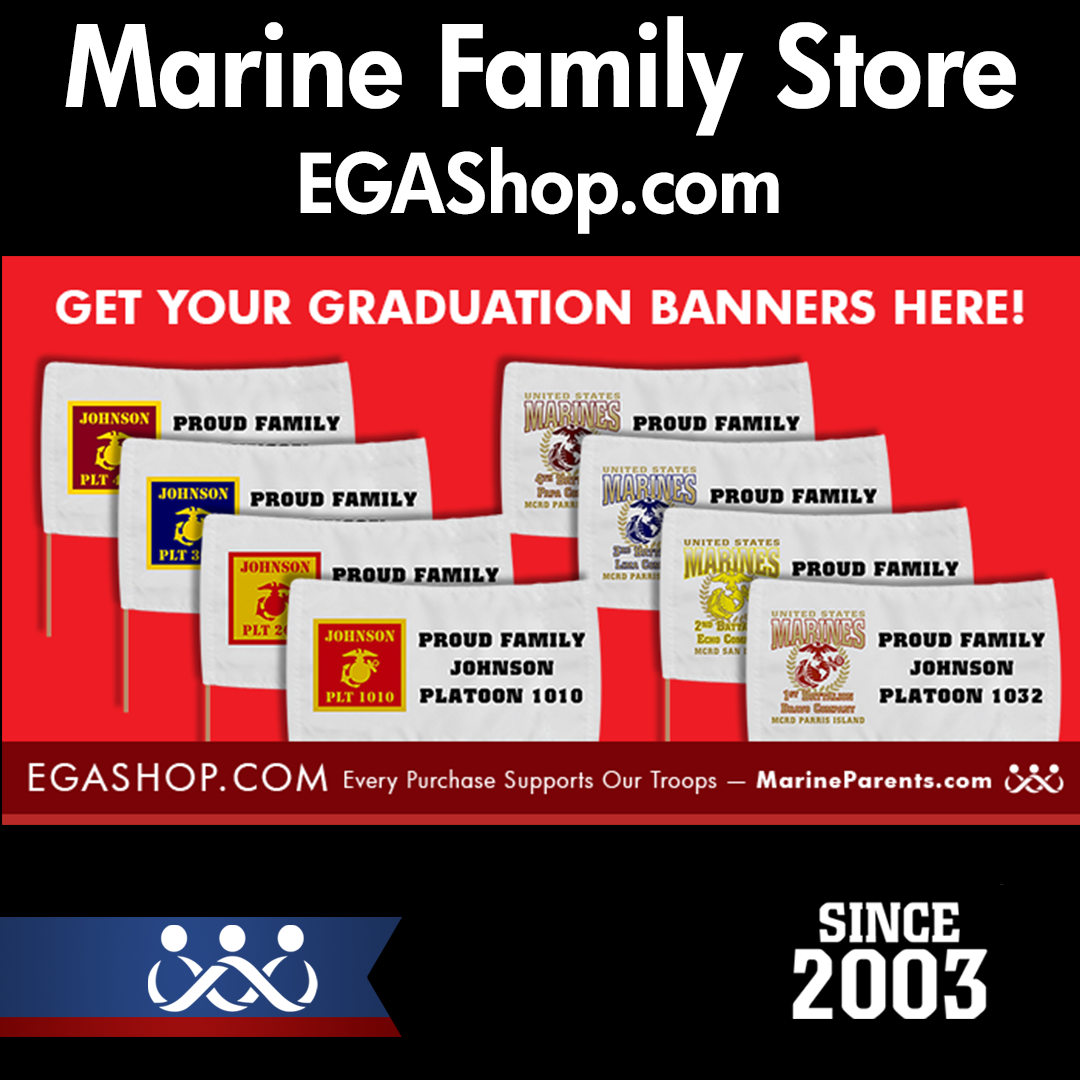 USMC GRADUATION BANNERS ON SALE!