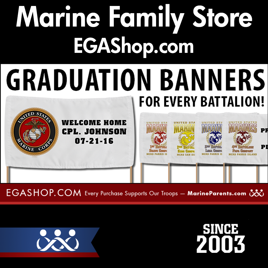 Marine Corps Graduation Banners