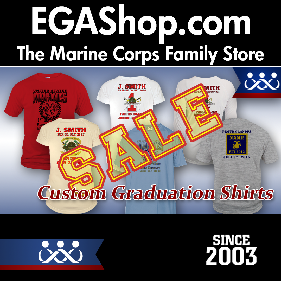 ON SALE Custom Marine Graduation Shirts