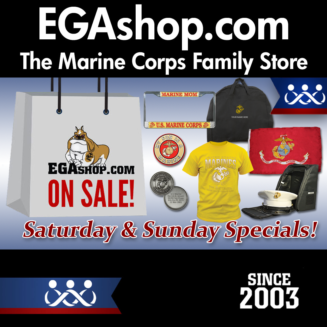 Saturday & Sunday Specials at the EGA Shop!