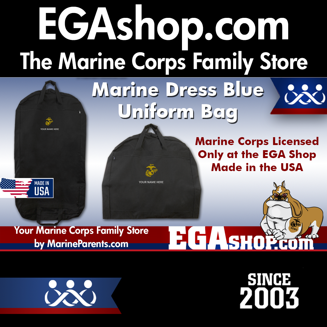 Dress Blue Uniform Bag