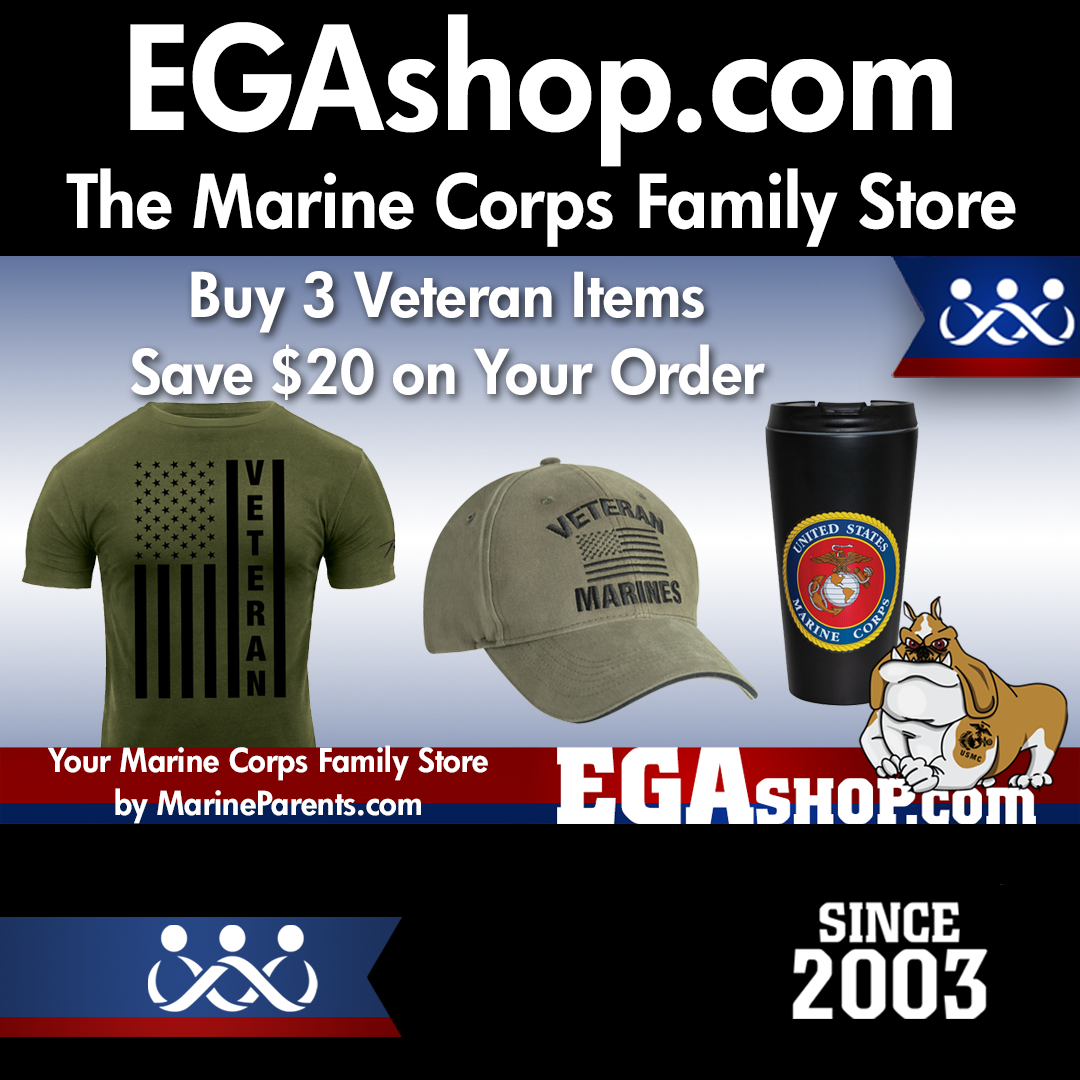 For Marine Corps Veterans: Buy 3 Save $20