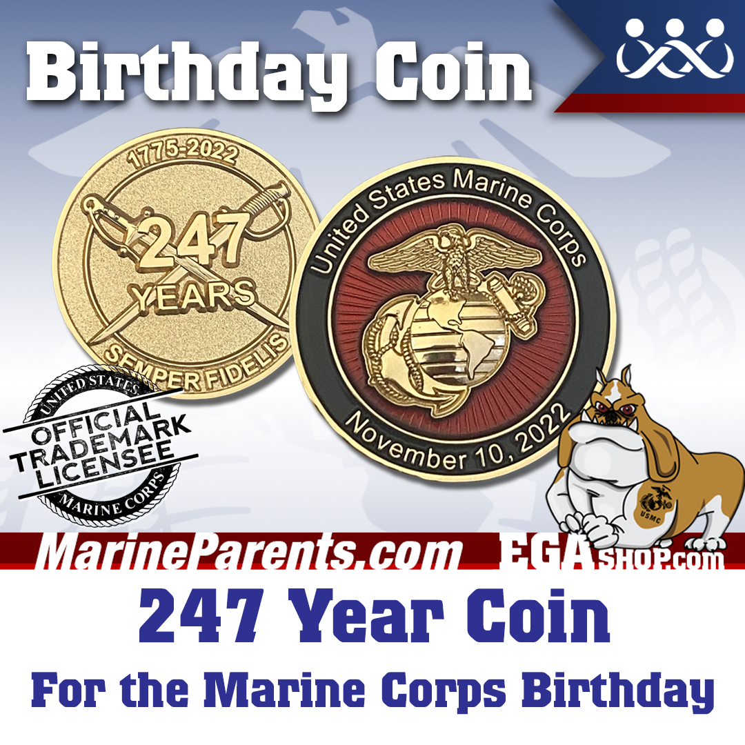 2022 MARINE CORPS BIRTHDAY COIN