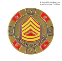 Coin, Rank: Gunnery Sergeant