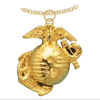 Marine Corps Charm Bead Bracelets