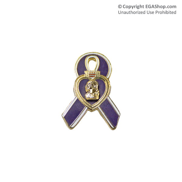 Lapel Pin, Purple Heart Ribbon