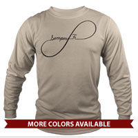 _T-Shirt (Ladies): Infinity, Semper Fi Script