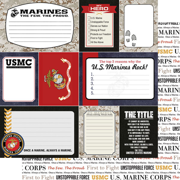 Paper, USMC Journal (Double-Sided)