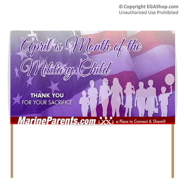 Banner: Month of the Military Child