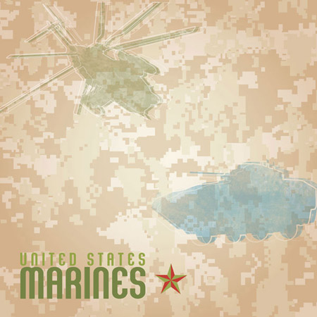 Paper, Marines Digital, 12x12
